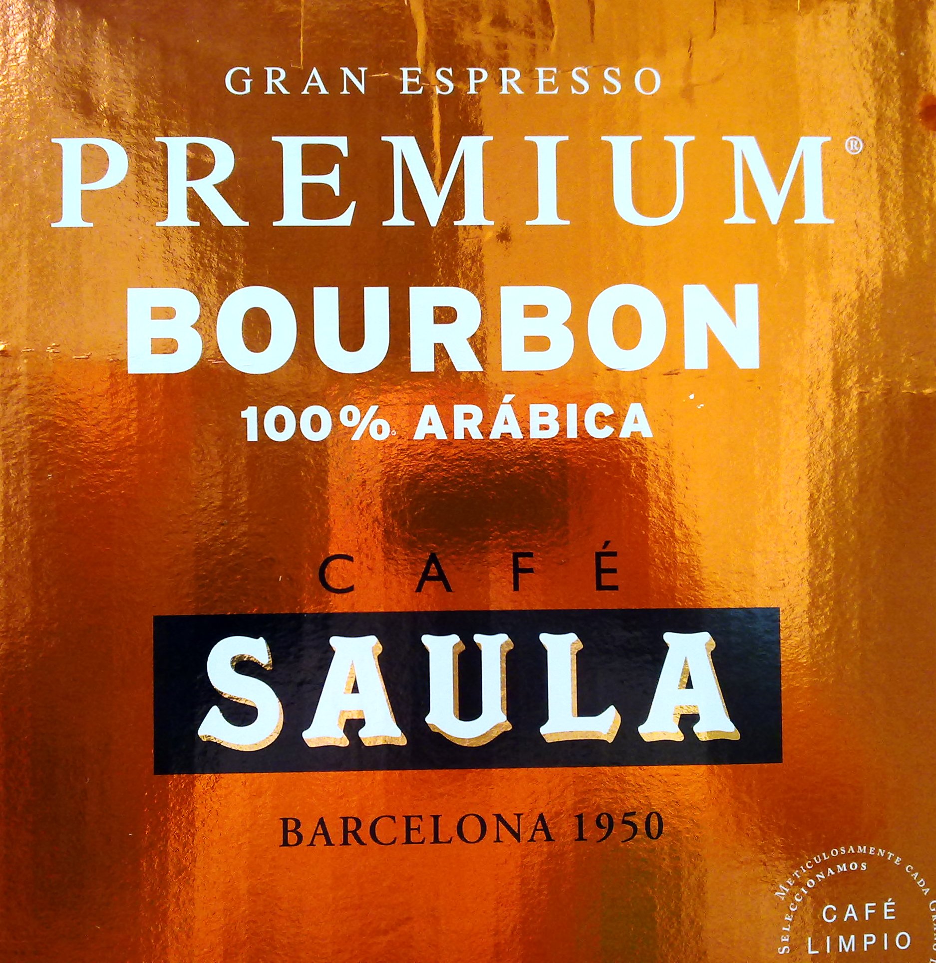 SAULA Gran Espresso Premium Bourbon 100% Arabica :: Café SAULA